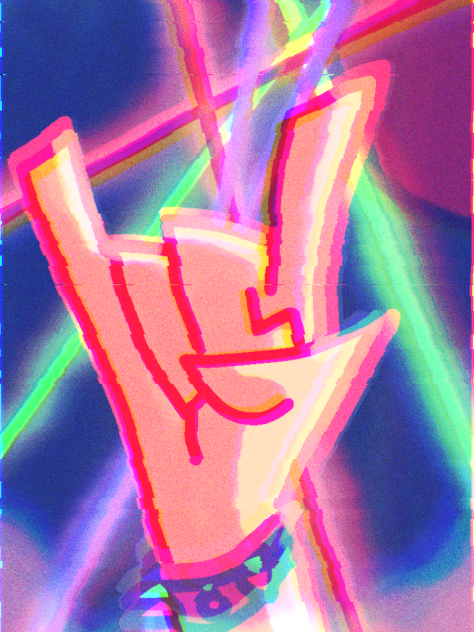 rock star hand! 🤘 - ibisPaint