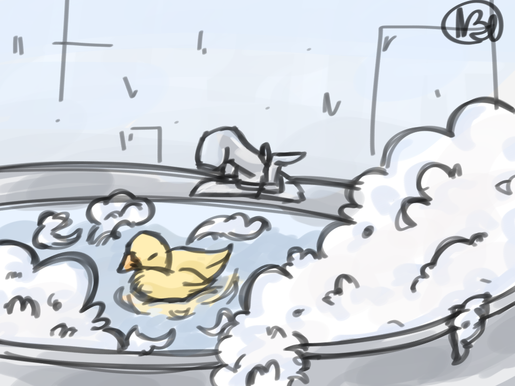 Ducky bath - ibisPaint