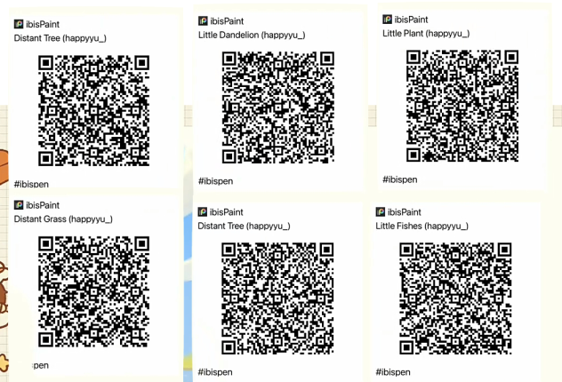 Distant brushes - ibisPaint