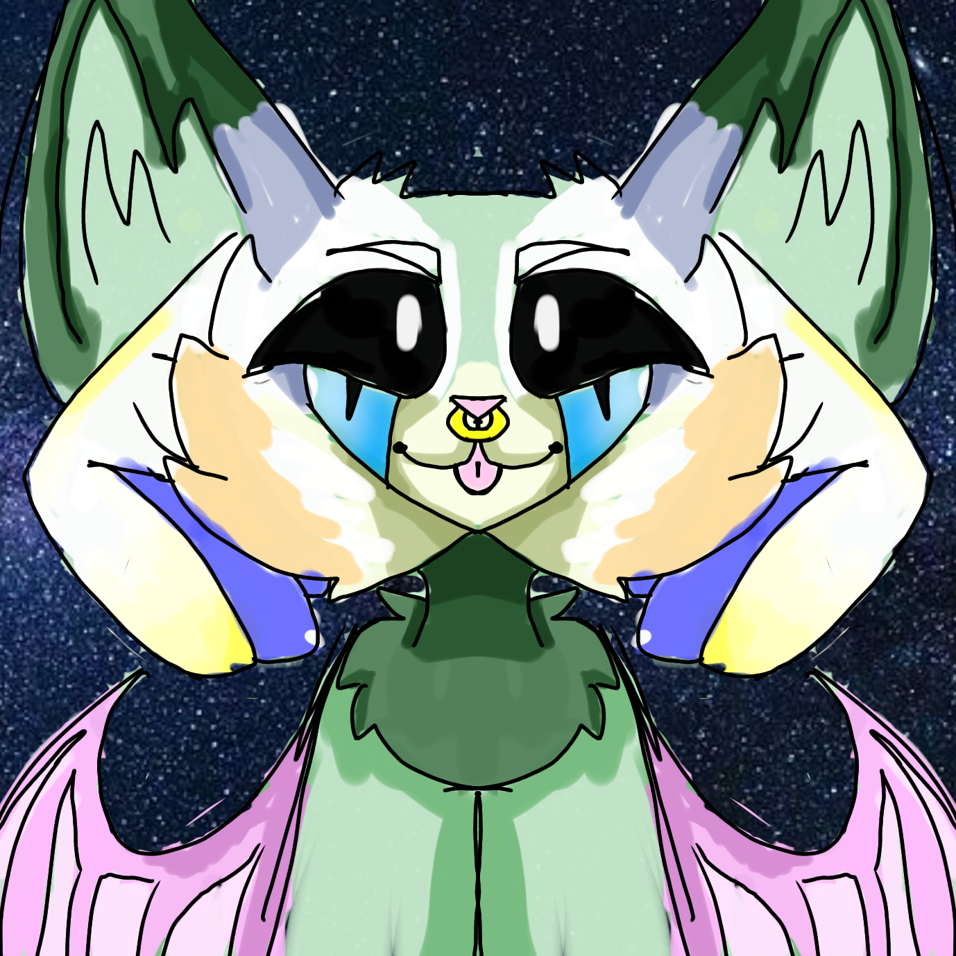 Trixie the space cat! - ibisPaint