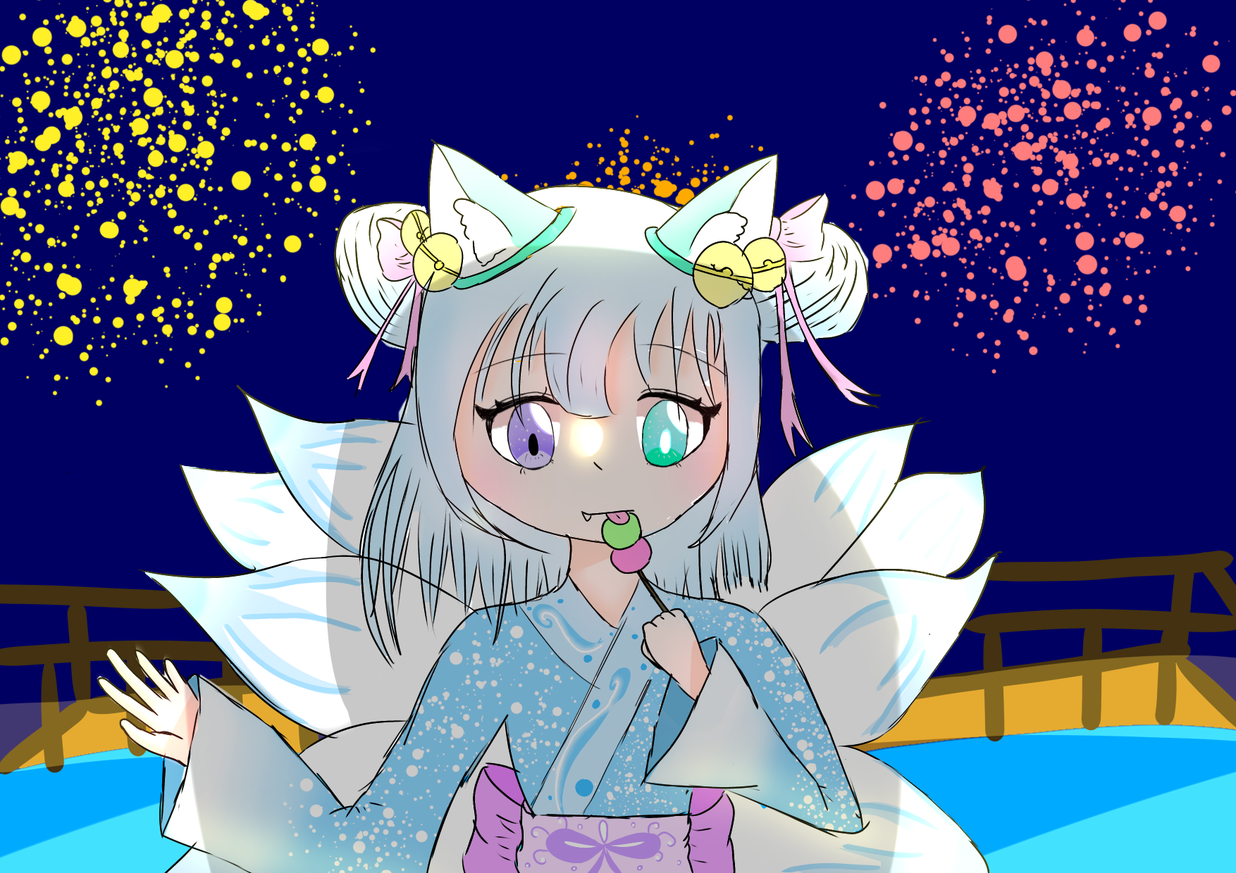 Full moon day - ibisPaint