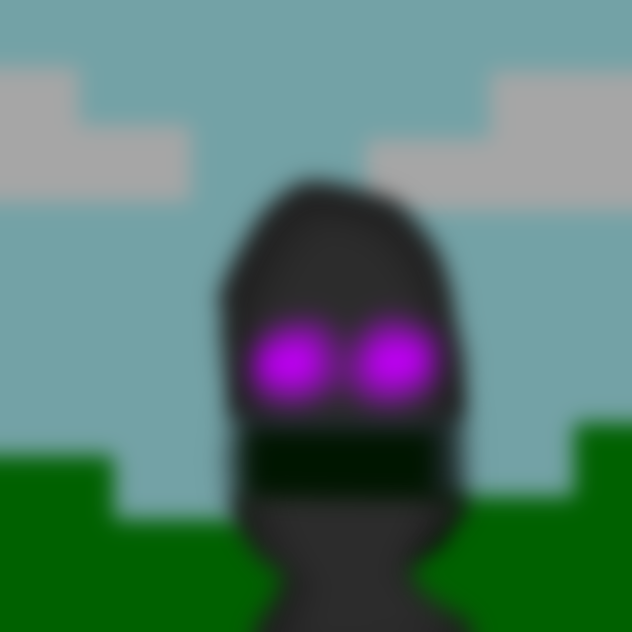 Minecraft enderman with blurry vision - ibisPaint