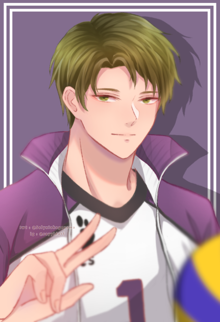 Haikyuu Ushijima Wakatoshi - ibisPaint