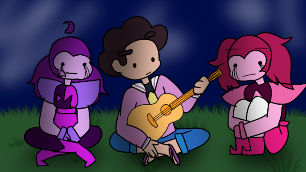 Steven can't help the Spinels - ibisPaint