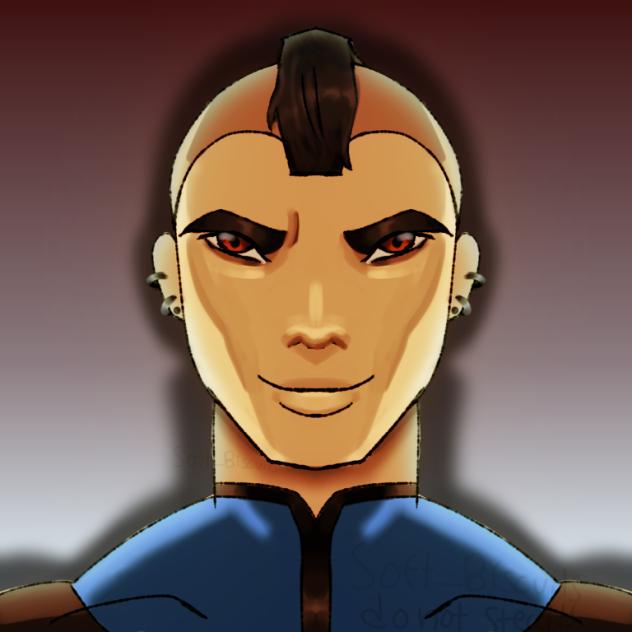 Mohawk mark rendering - ibisPaint