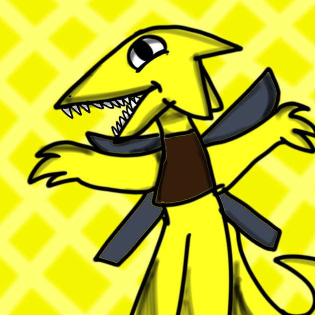 yellow rainbow friend - ibisPaint
