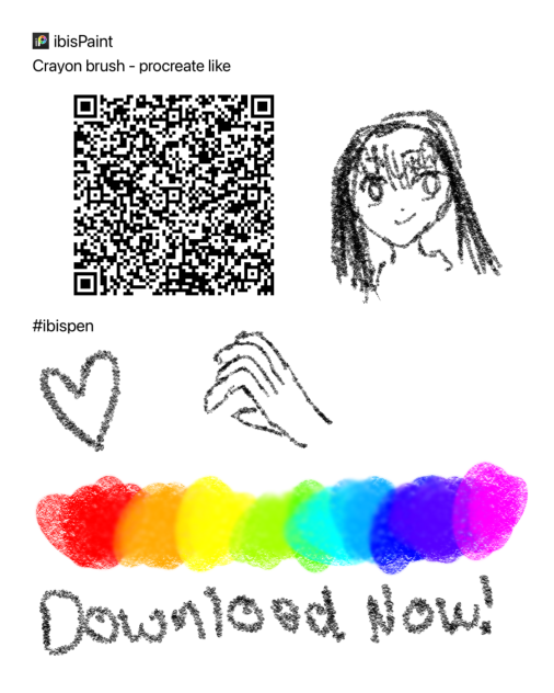 Procreate like crayon brush - ibisPaint
