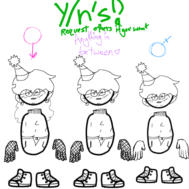 Different YNs - ibisPaint