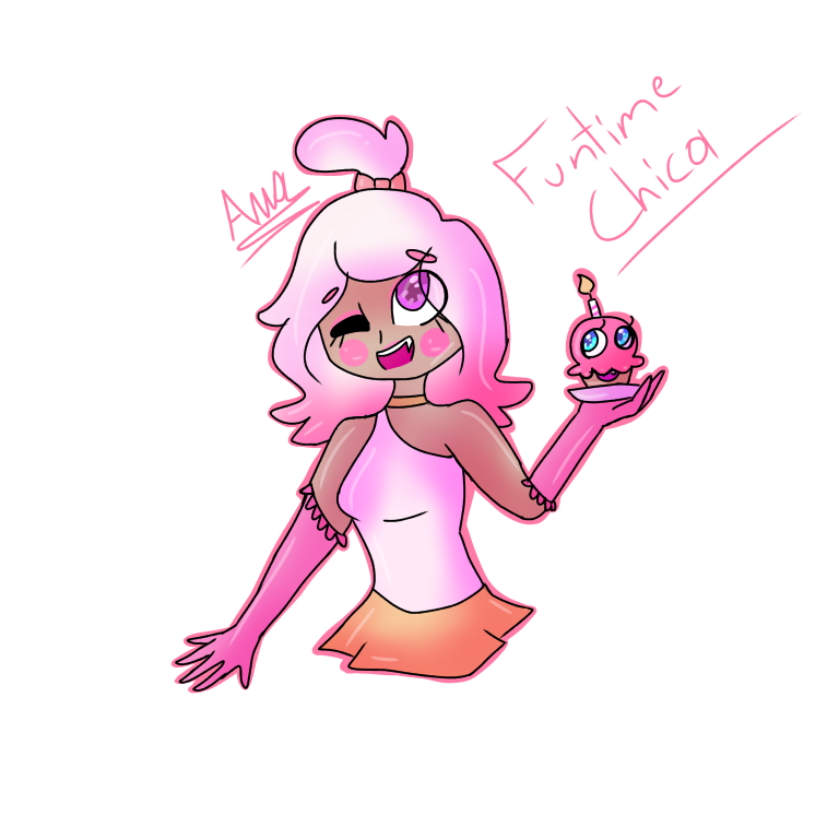Funtime Chica human (speedpaint - ibisPaint
