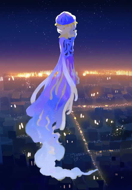 siphonophore ghost - ibisPaint