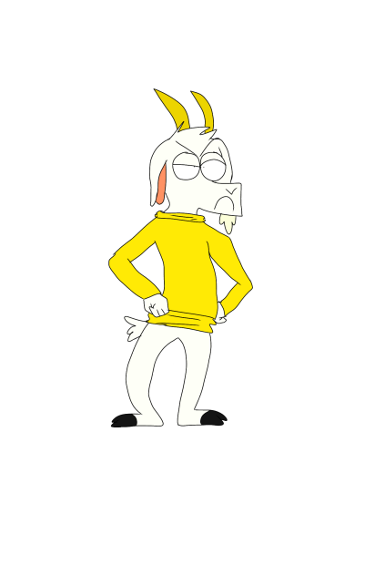 Gabby Goat from Looney Tunes speedpaint - ibisPaint