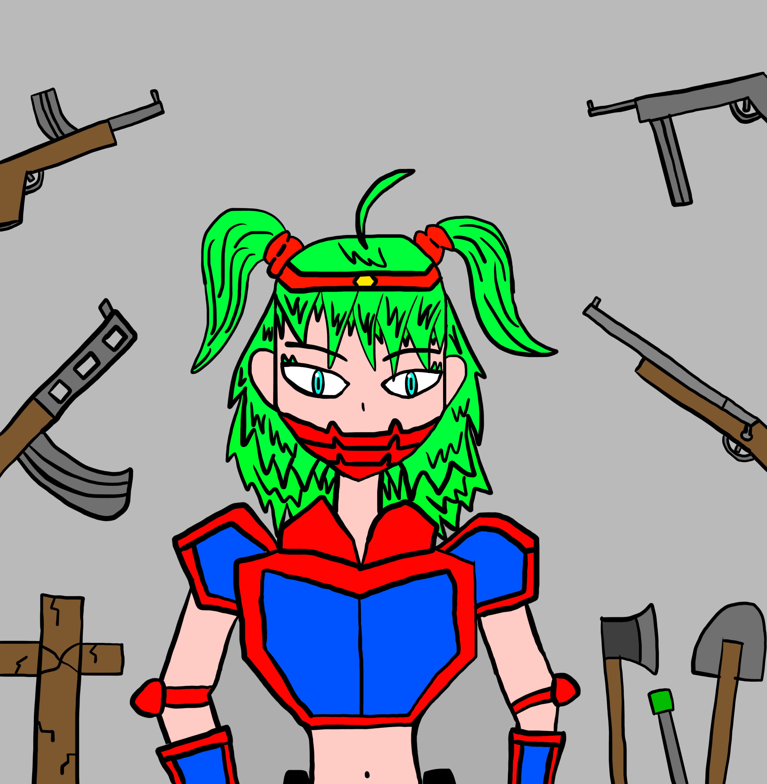 Midori-chan(queen war) - ibisPaint