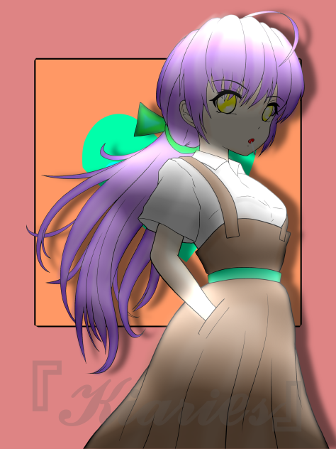 Cafe worker - ibisPaint