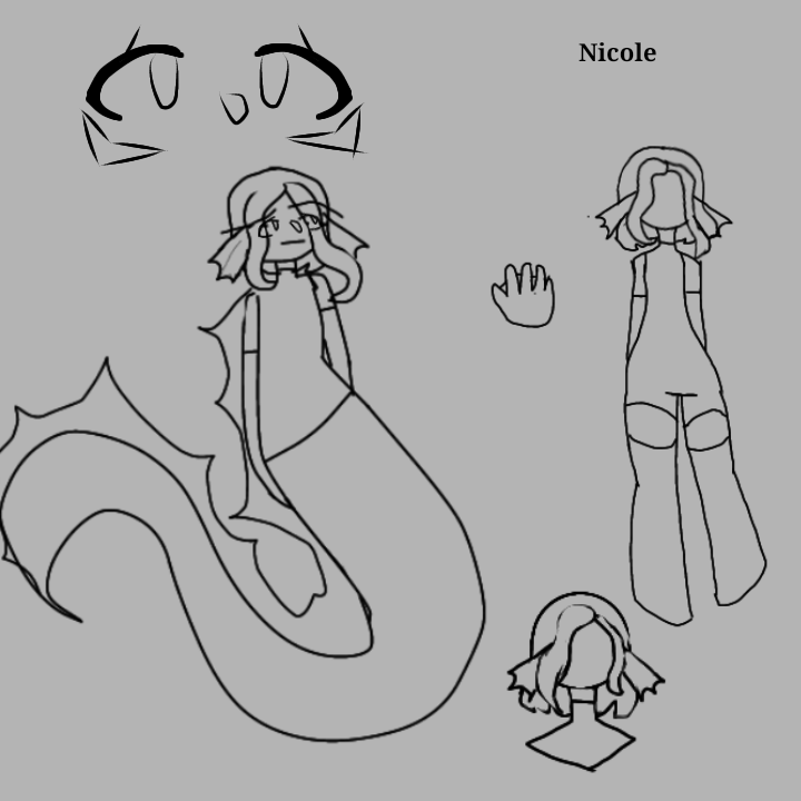 Nicole character WIP - ibisPaint