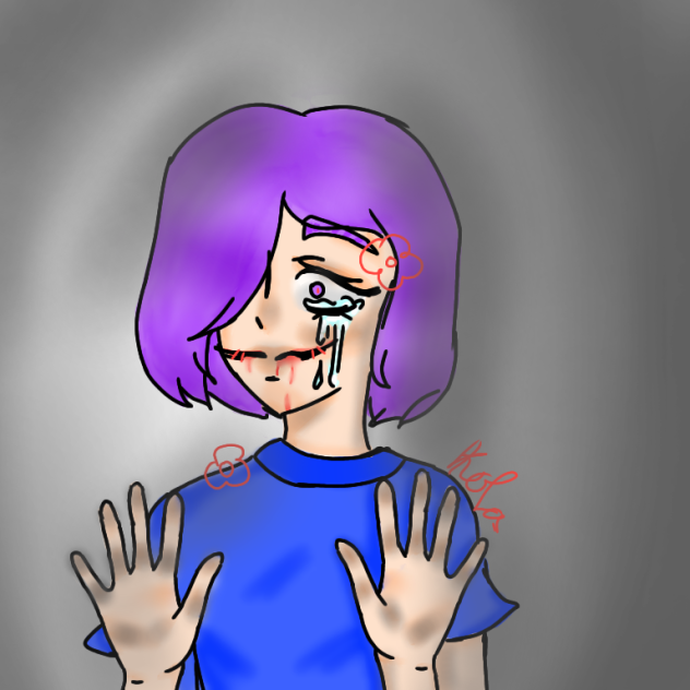 sad girl - ibisPaint