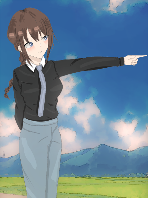 Recolor of “Look over there!” - ibisPaint