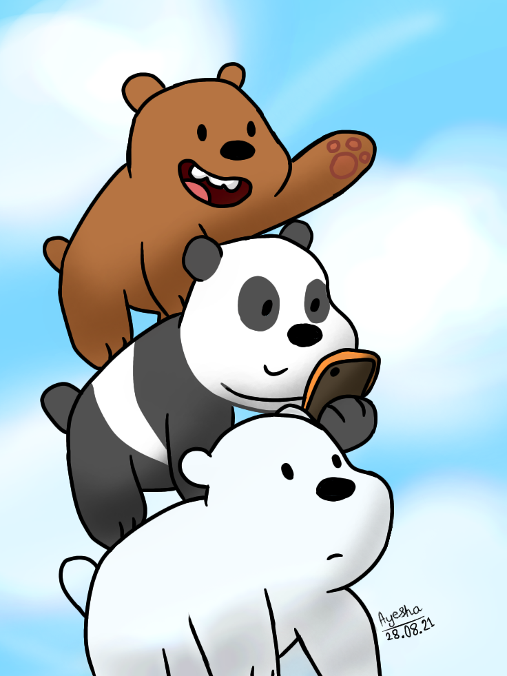 we bare bears 💖 - ibisPaint