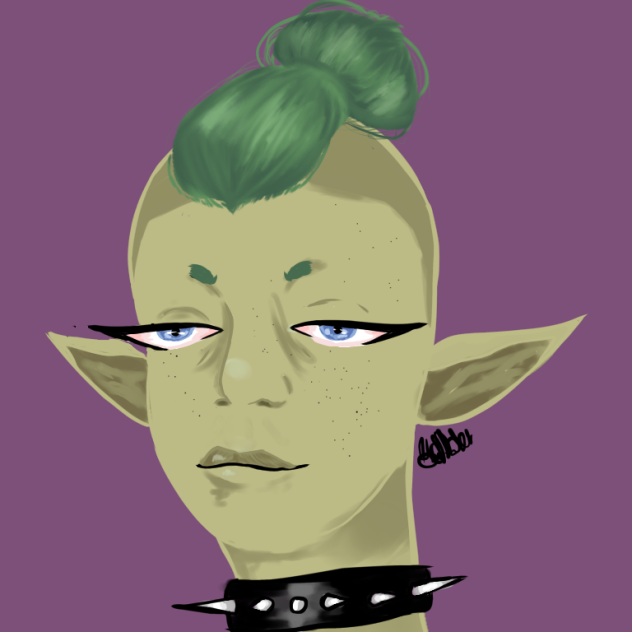 Some goblin boy speed paint - ibisPaint