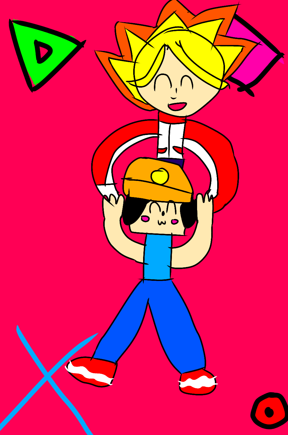 freely tommorow (parappa and spike) - ibisPaint
