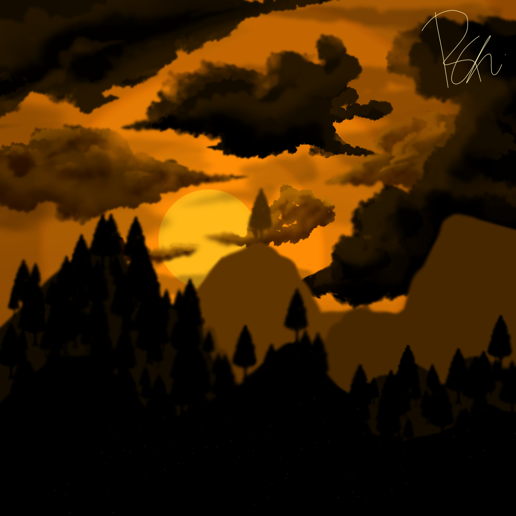 Mountain - ibisPaint
