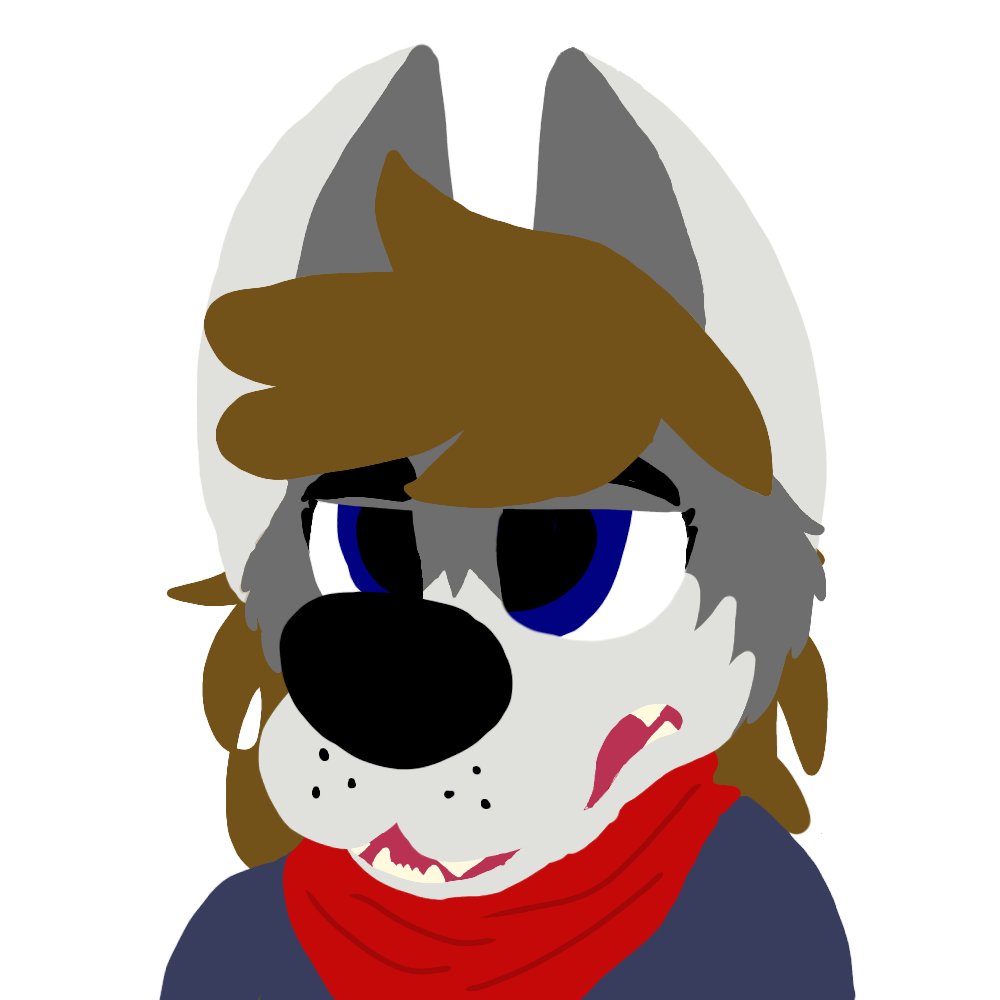 wolf fursuit draw over - ibisPaint