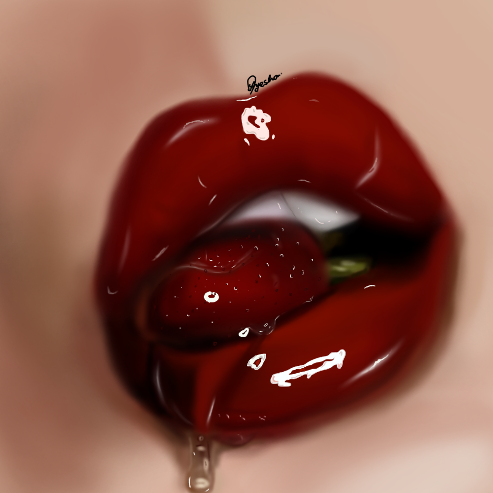 JUICY LIPS!! - ibisPaint