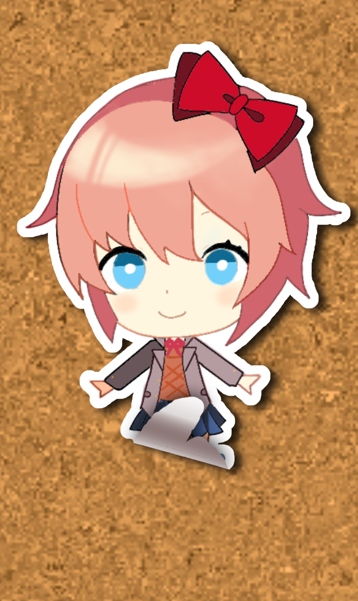 Sticker Test (Sayori) - ibisPaint