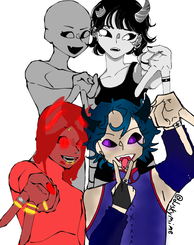 Demon collab - ibisPaint