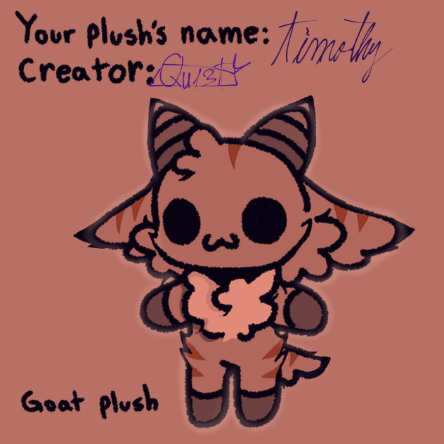 My Goat Plush! - ibisPaint