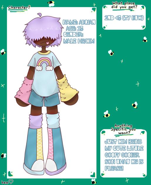 Bee's DTIYS prize sheet! - ibisPaint
