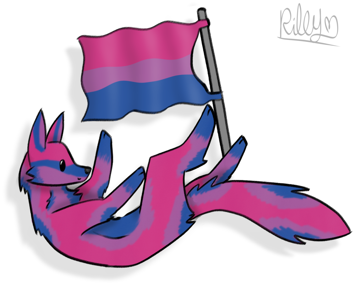 bi fox flag! - ibisPaint