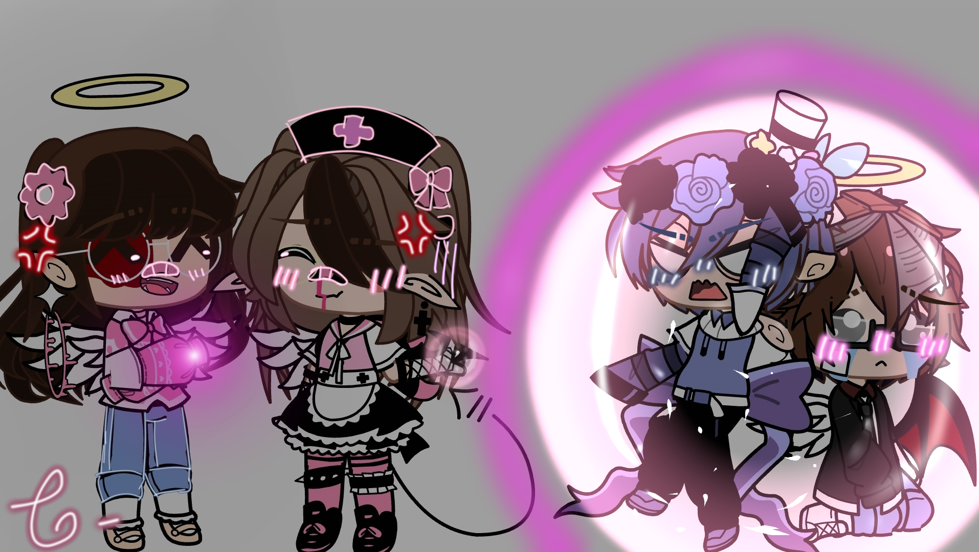 me getting annoyed by the boys be like- - ibisPaint