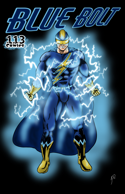 Blue Bolt (lightning) - ibisPaint