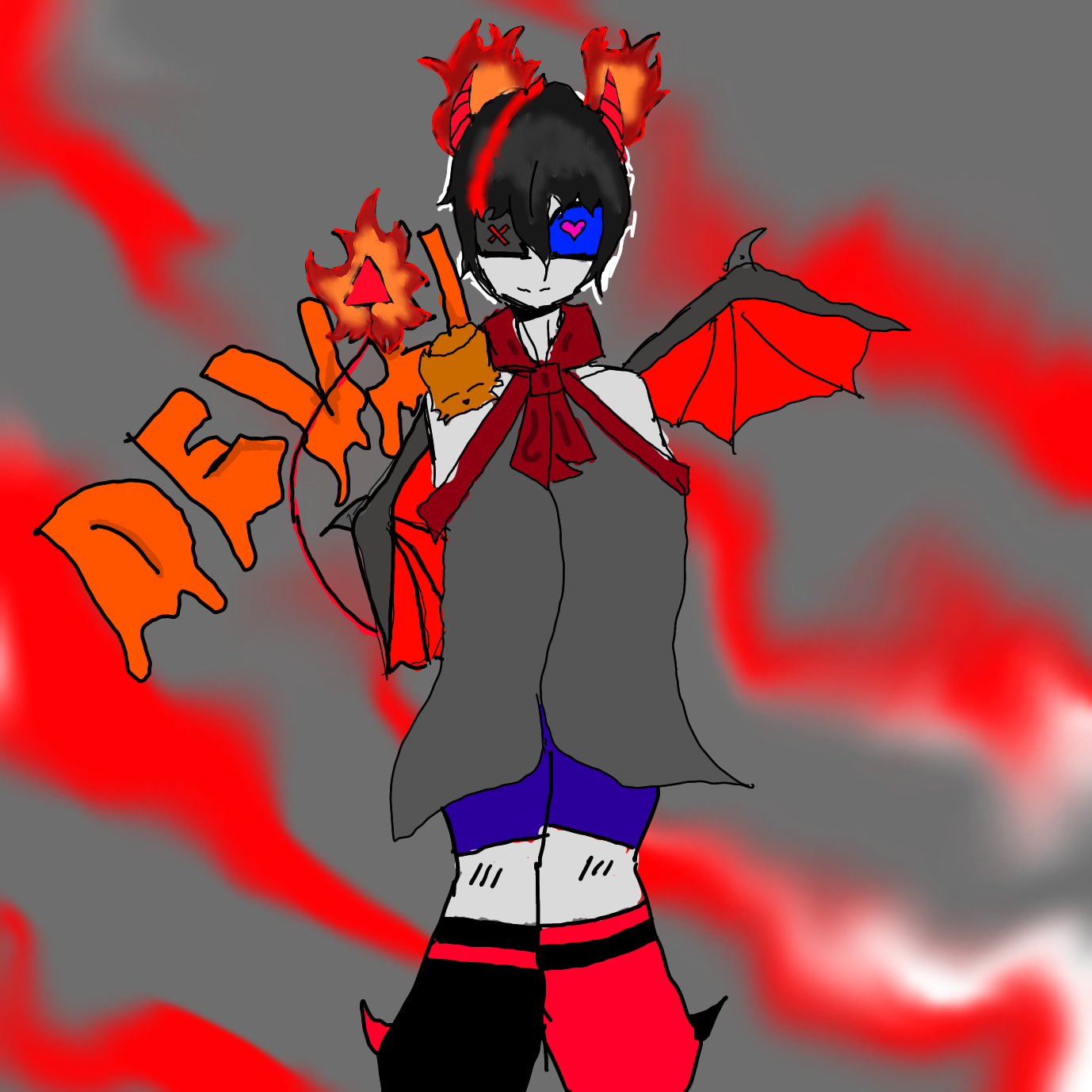 Devil 🔥🔥 colored - ibisPaint