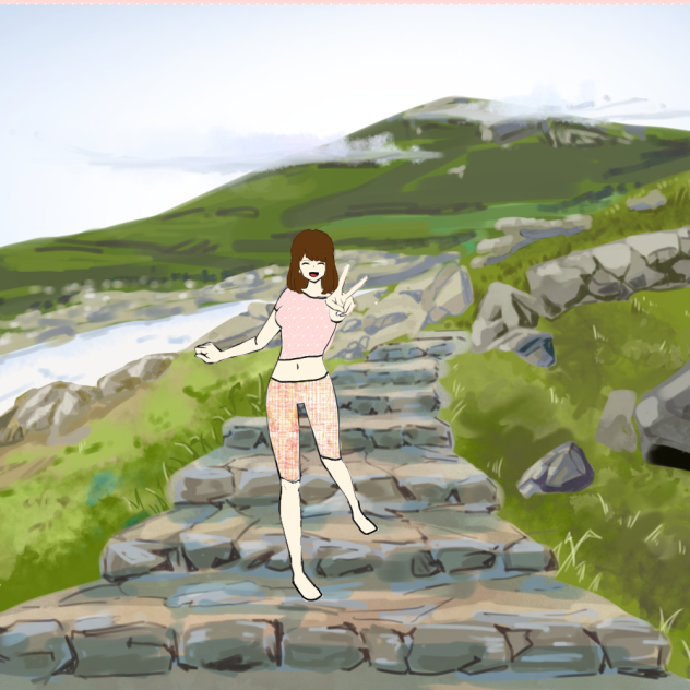 mountain view - ibisPaint