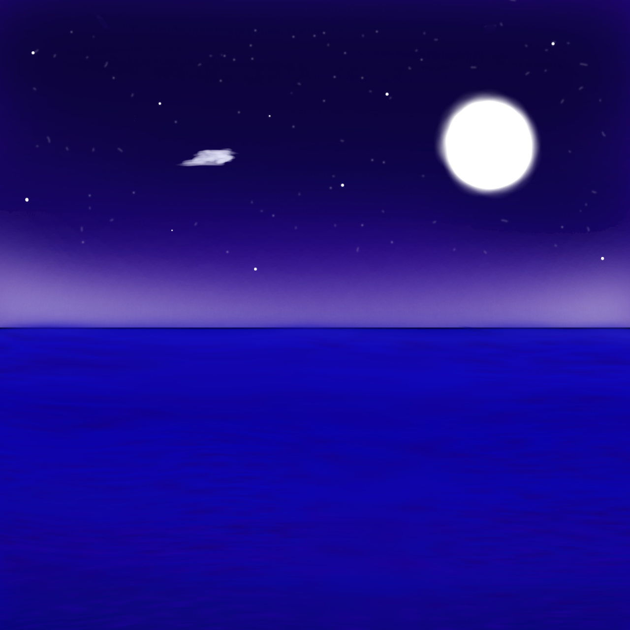 Langit malam - ibisPaint
