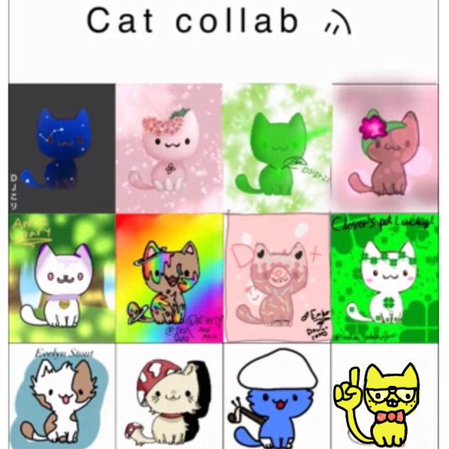 Cat Collab (erm actually) - ibisPaint