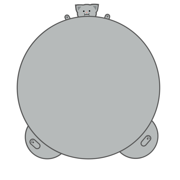 Cat Inflation and fat - ibisPaint