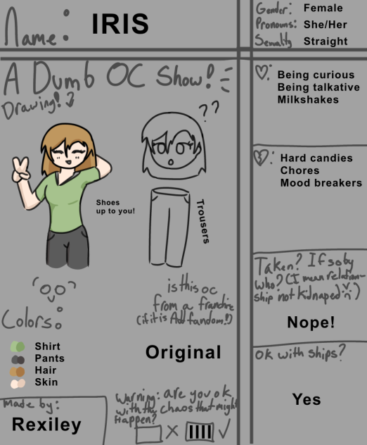 Iris - Character Sheet - ibisPaint