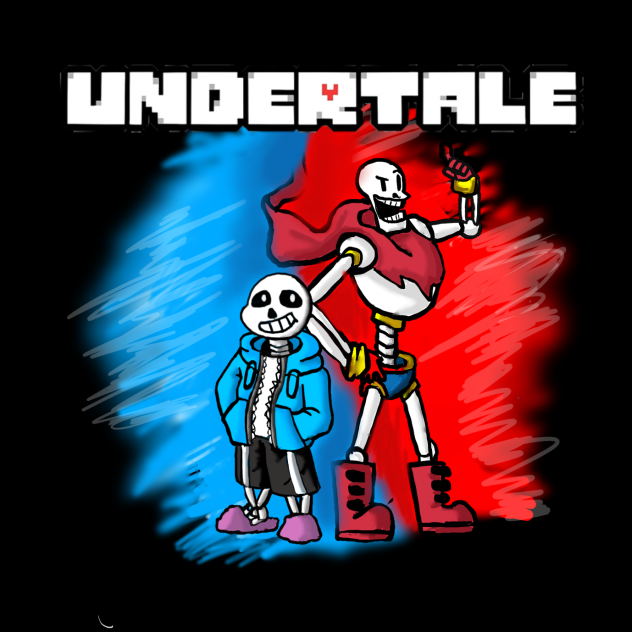 Undertale negro ️🔹 - ibisPaint