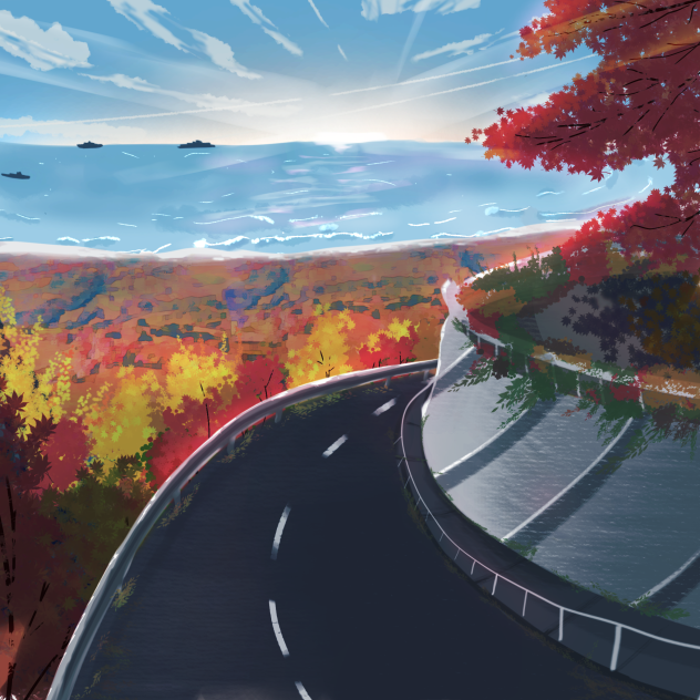 IBM1508 over the hill - ibisPaint