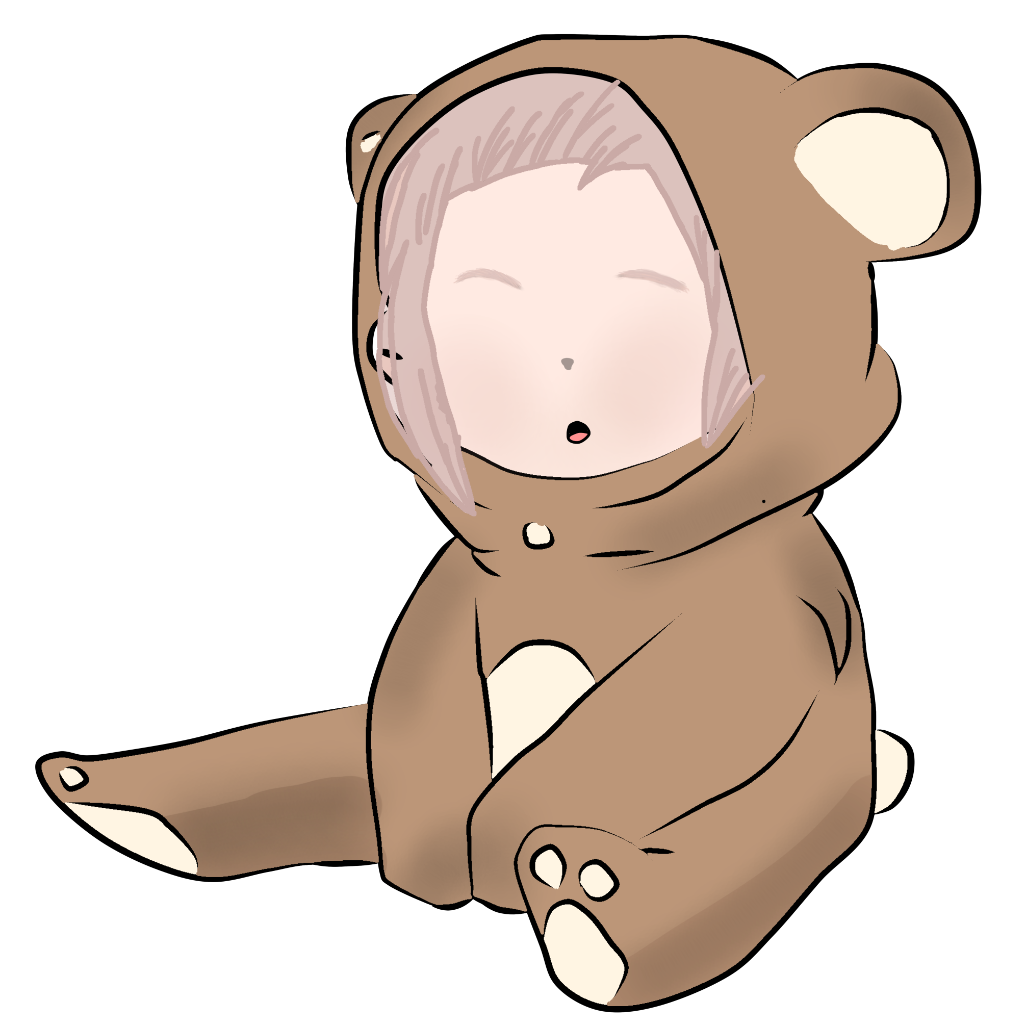 Im not a bear 🤎🟤⚫️🎀💝 - ibisPaint