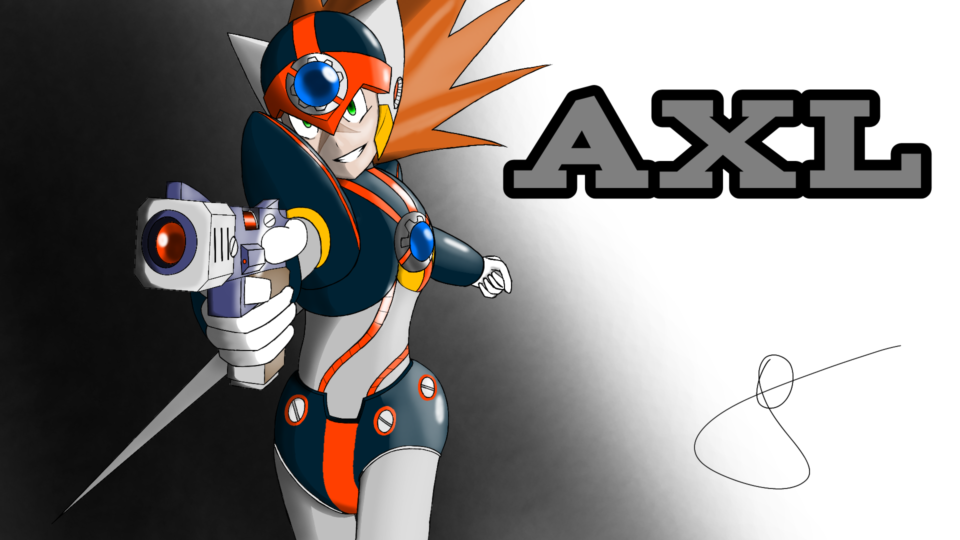Axl (Mega man X) - ibisPaint