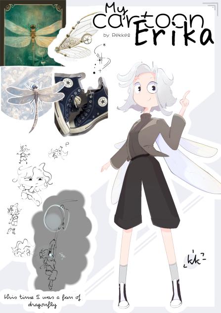 cartoon Erika - ibisPaint