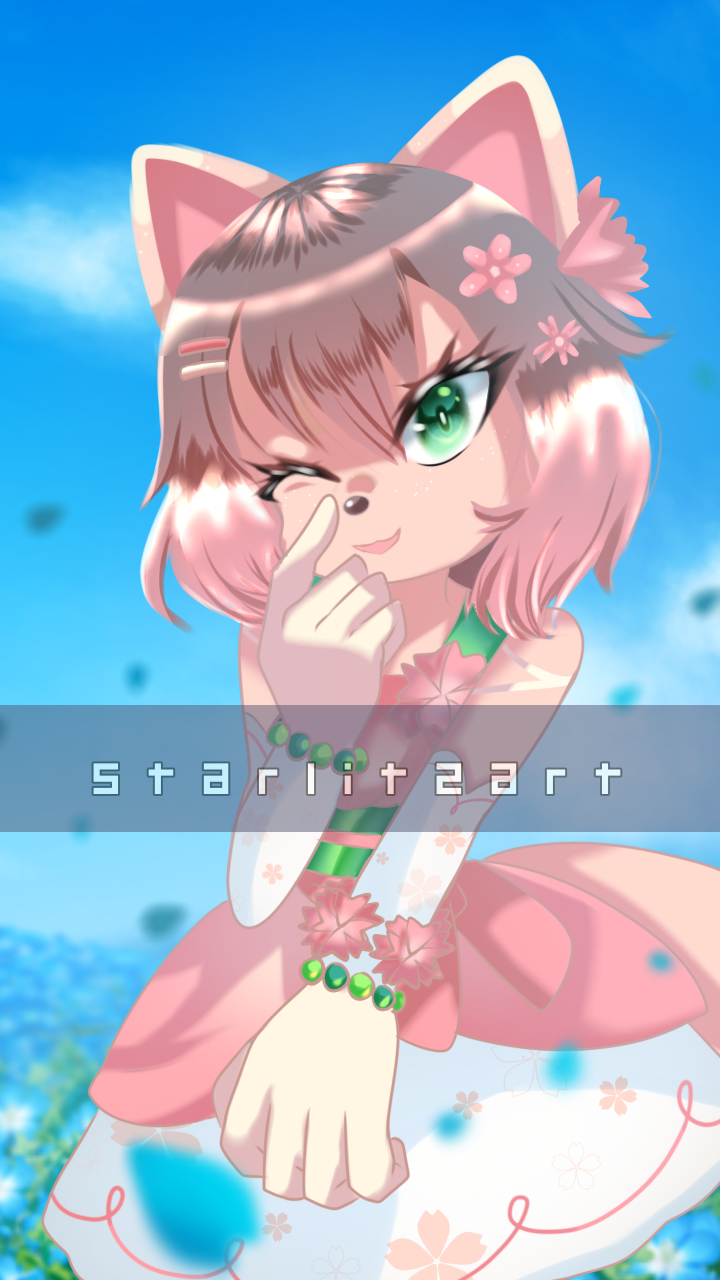 Blue meadow - ibisPaint