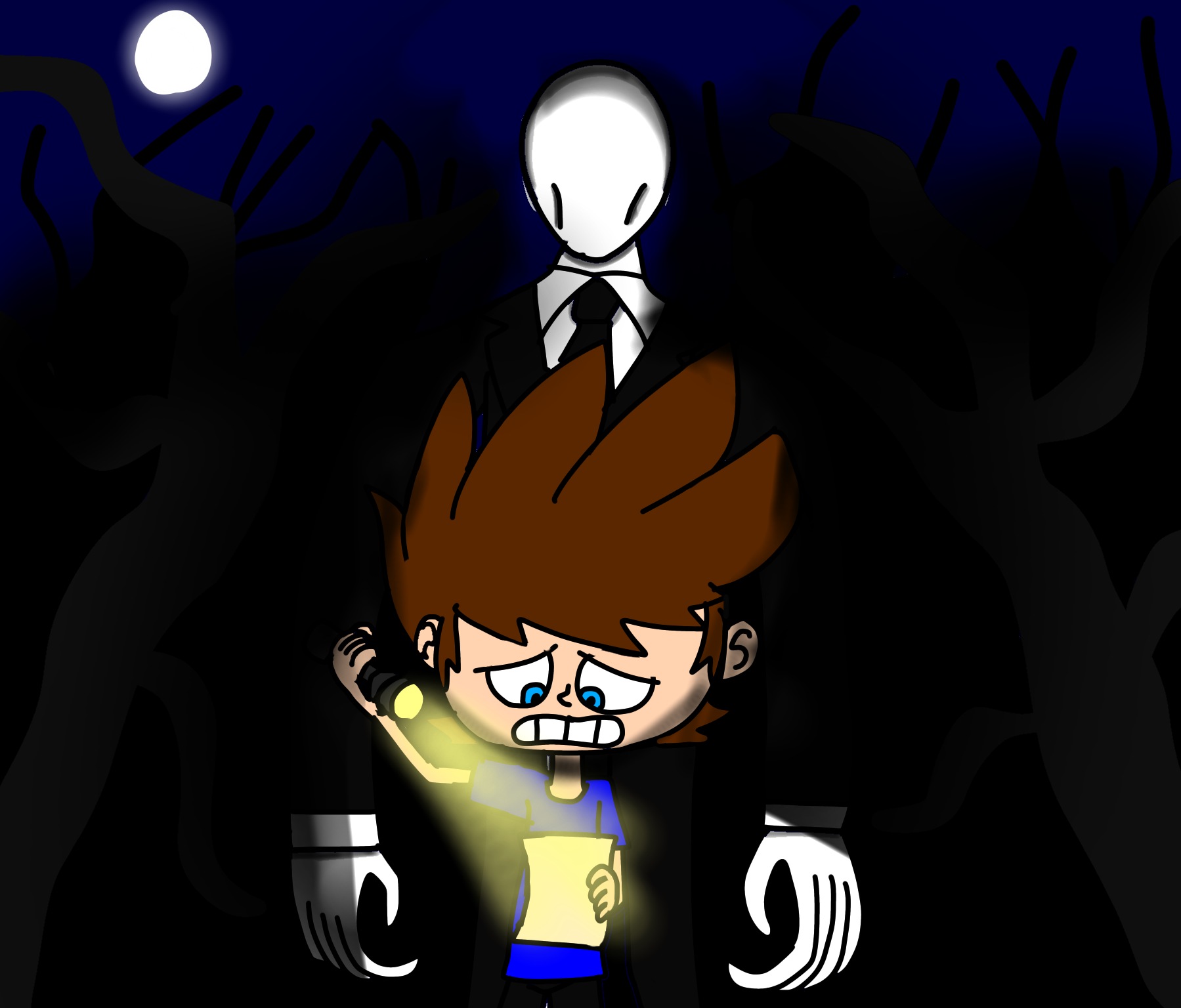 Escape from Slender - ibisPaint