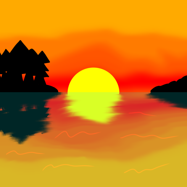 Sunset - ibisPaint