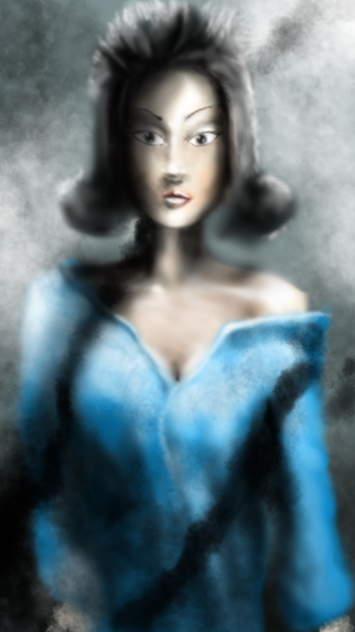 Sketch Lady Shadow - ibisPaint