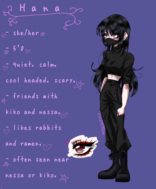 hana ref sheet! - ibisPaint