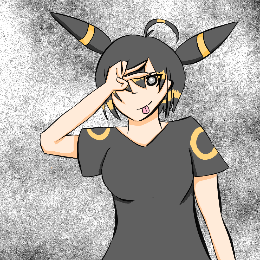 a human umbreon - ibisPaint